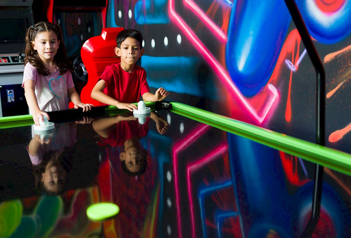 Black Light Arcade Night